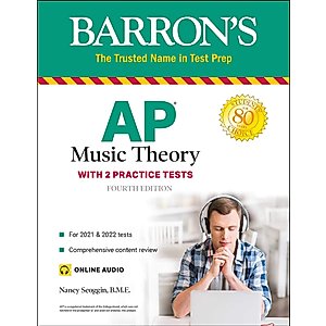 AP Music Theory: 2 Practice Tests + Comprehensive Review + Online Audio (Barron's AP)