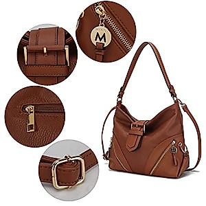 MKF Collection Shoulder Bag for Women, Handbag Purse Top-Handle Hobo Bag