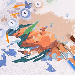 OEPWQIWEPZ Sydney Opera House DIY Digital Oil Painting Set Acrylic Oil Painting Arts Craft Paint by Number Kits for Adult Kids Beginner Children Wall Decor