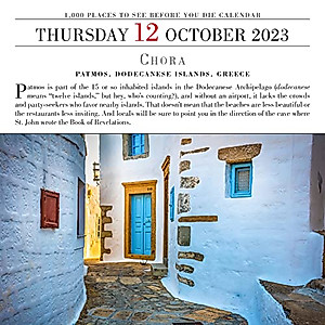 1,000 Places to See Before You Die Page-A-Day Calendar 2023: A Year of Travel