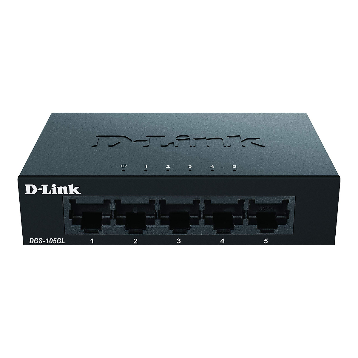 D-Link DGS-105GL, Ethernet Switch, 5 Port Gigabit Unmanaged Desktop Plug and Play Sturdy Metal Housing Fanless Design EEE