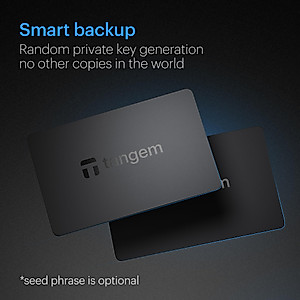 TANGEM Wallet Pack of 3 - Secure Crypto Wallet - Trusted Cold Storage for Bitcoin, Ethereum, NFT's & More Coins - 100% Offline Hardware Wallet