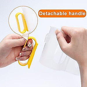 Portable Soda Can Organizer for Refrigerator Vertical Clear Plastic Fridge Soda Can Organizer with Removeable Handle Expandable Drink Beverage Holder Dispenser (Blue, 2)