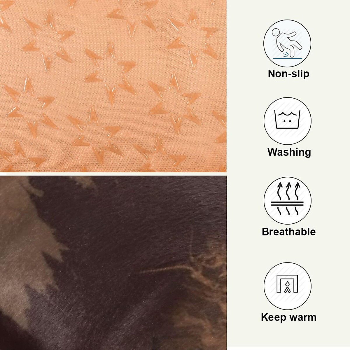 YETTASBIN Western Cowboy Crate Pet Bed, Portable Washable Dog Cat Mat, Soft Comfortable Pet Mattress with Non-Slip Bottom for Dogs Cats Sleeping, 36 x 24 Inch