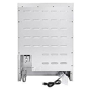 COSMO COS-EPGR244 24 in. Haven Collection 3.73 cu. ft. Gas Range with 4 Sealed Burners, Cast Iron Grates, Convection Oven, Stainless Steel