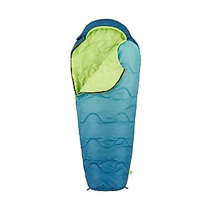 Firefly Outdoor Gear Youth Mummy Sleeping Bag Machine Wash Blue Green 70" x 30"