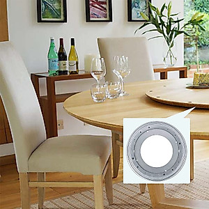 2Pack 12" Lazy Susan Hardware 5/16 Thick Turntable Bearings 1000lbs Load Capacity Lazy Susan Turntable Swivel Plate Base for Rotating Table, Kitchen Storage, Serving Tray, Corner Shelves, Book Rack