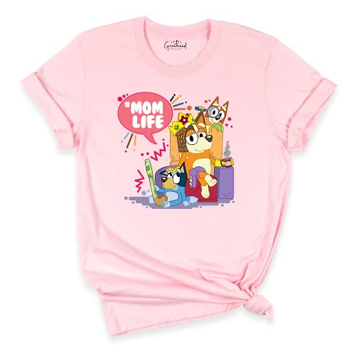 Bluey Shirt Adult, Bluey Mom Shirt, Bluey Mom Life Shirt, Bluey Adult Shirt, Bluey Shirts For Women, Bluey Shirt, Gifts For Mom, Mothers Day Gift Shirt