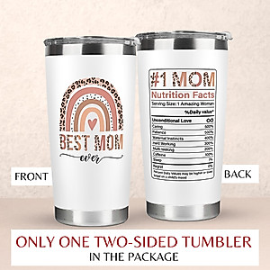 Gifts for Mom from Daughter Son - Mom Birthday Gifts, Birthday Gifts for Mom - Christmas Gifts, Christmas Gifts for Mom Wife - Mom Gifts, Mother Gifts, New Mom Gifts for Women - 20 Oz Tumbler