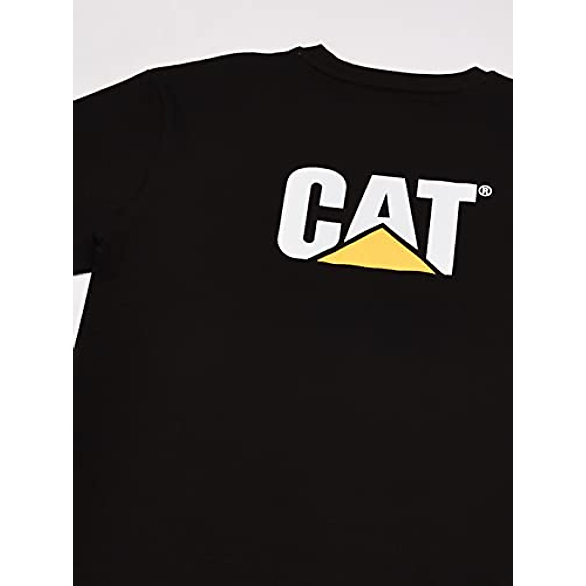 Caterpillar Men's Trademark Pocket Long Sleeve T-Shirt (Regular and Big & Tall Sizes), Black, 2X Large