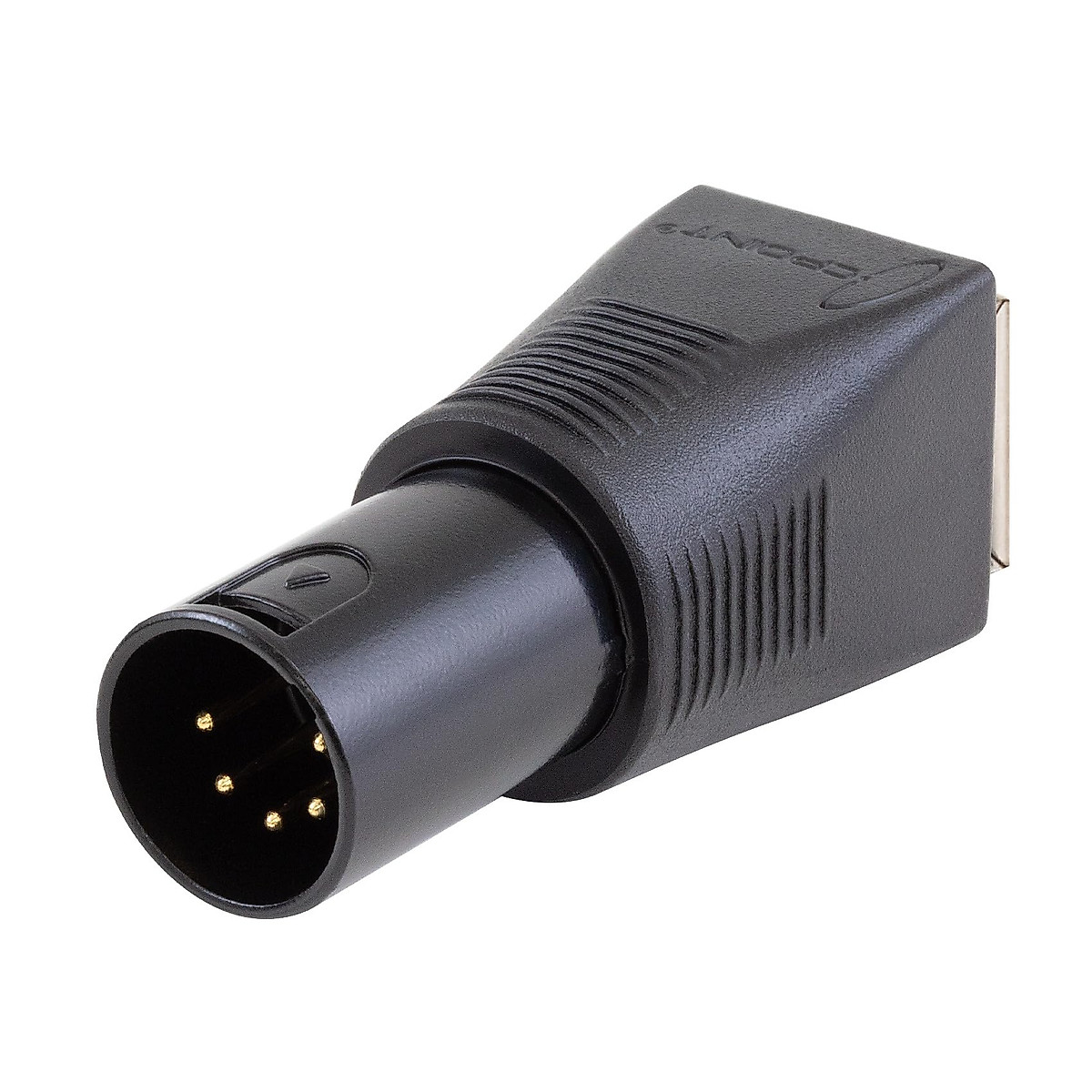 SIRS-E 2-Pack - CPoint XLR RJ45 Adapter CAT-5 Ethernet to DMX512 Cable Converter, Male 5-Pin, XLRJ45-5M