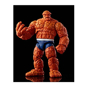 Marvel Hasbro Legends Series Retro Fantastic Four Thing 6-inch Action Figure Toy, Includes 3 Accessory