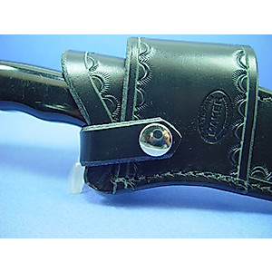 Custom Cross Draw Knife Sheath for the Buck 120 Knife. The Sheath Is Made Out of 10 Ounce Water Buffalo Hide Leather. The Water Buffalo Leather Is Very Soft Durable and Pliable. The Sheath Can Be Worn on the Right or Left Hand Side. It Has a Snap to Secur