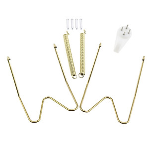 Heyous Plate Hanger 6PCS 8 Inch Wall Plate Hangers and 6PCS Wall Hooks for 7.5 to 8.5 Inch Decorative Plates, Antique China, Antique Plates and Arts, Golden