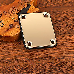 Dinikally Custom Electric Guitar Neck Plate Personalized Engraved Neck Plate for Electric Guitar, Electric Bass