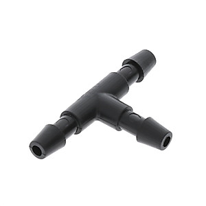 Barbed 1/8" Tubing Tee For Drip Irrigation Systems- 10 pack