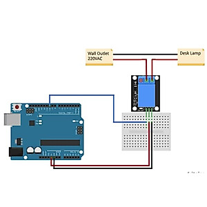 Teyleten Robot 1 Channel 5V Relay Module Board Shield Relay Board Ky-019 for PIC AVR DSP ARM Arduino 10pcs