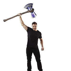 Avengers Marvel Endgame Marvel Legends Stormbreaker Electronic Axe Thor Premium Roleplay Item with Sound FX, for Fans, Collectors, and Adults