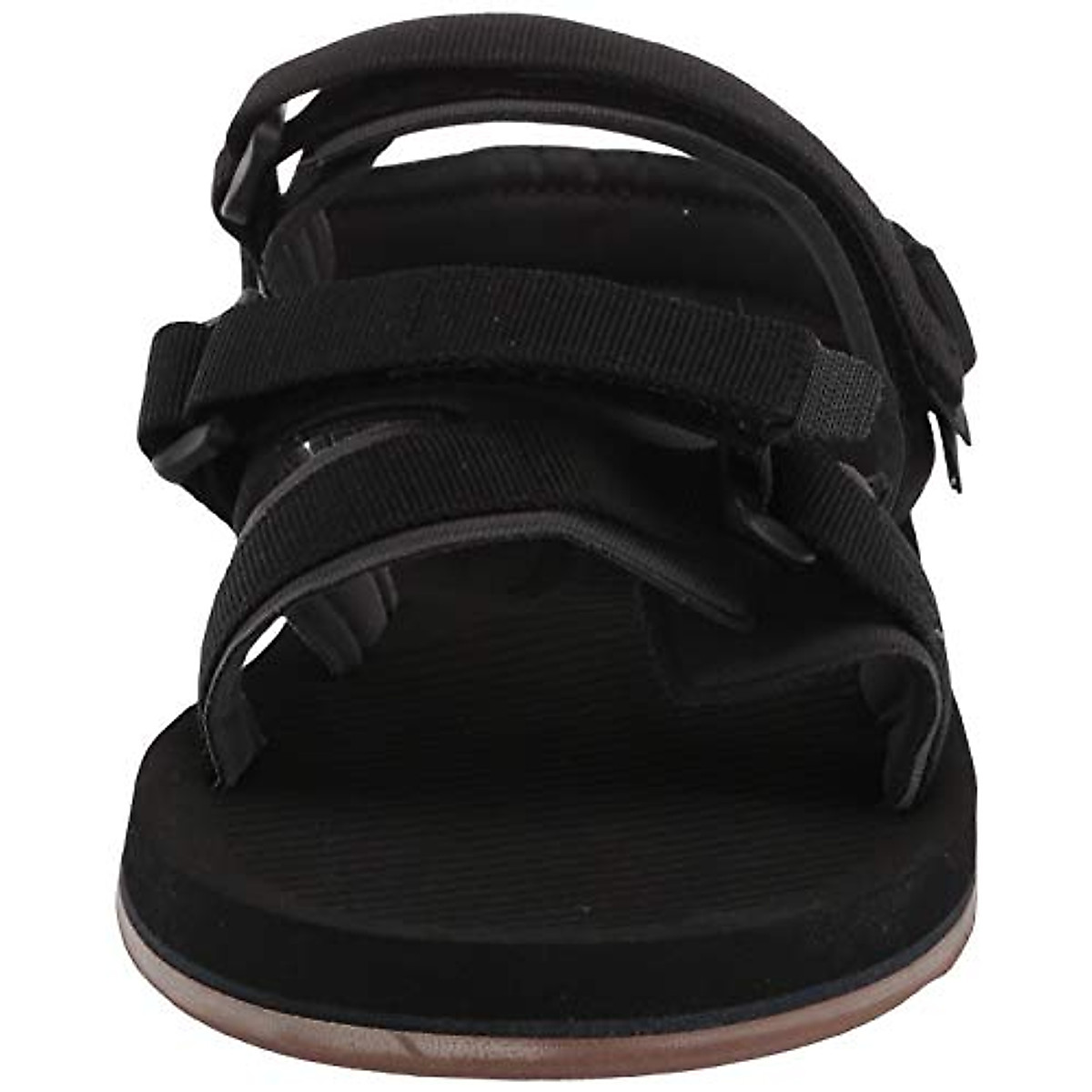 Quiksilver Men's Caged Oasis II Sandal, Black/Grey/Brown, 14 Medium US