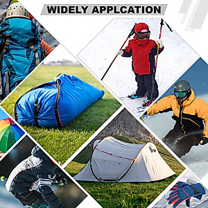 8 Pieces 7.87 x 5.9 inch Nylon Repair Patches Nylon Fabric Patch Self-Adhesive Nylon Repair Tape Waterproof Lightweight Repair Patches Repair Patch Kit for Clothing Down Jacket Tent Bag (Black)