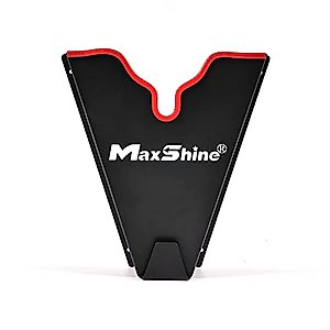 Maxshine Car Polisher Holder (Single) – Wall Mounted Holder, Perfect & Finest, V-Shaped with deep Depth and Rubber Edges, Durable, Anticorrosion, Make Your Space Neat and Save Your Valuable Space
