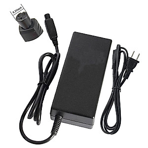42V 2A Female 3-Pin XLR Connector, 3 Prong Inline Power Charger Cable, 0.31 inch Connector for Electric Sports & Outdoor Equipment (Fit 36V-42V Li-ion Battery Pack)