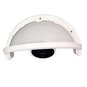 Universal Sun Rain Shade Camera Cover Shield for Nest/Ring/Arlo/Dome/Bullet Outdoor Camera - White