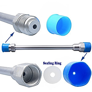 JWGJW 120025 Spray Guide Accessory Tool for All Airless Paint Sprayer 7/8" w/ 517 Tip with 10 Inch Extension Pole