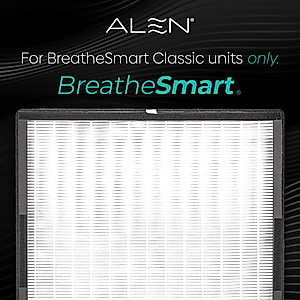 Alen Air Filter BF35-Fresh Replacement HEPA Filter for BreatheSmart Classic Air Purifier - Captures Allergens, Dust, & Mold + Odors & Smoke (1 Filter)