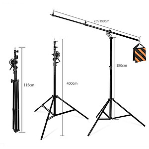 Godox 3 Pack SK400II 1200Ws 2.4G Speedlite Studio Flash Strobe Monolight Bowens Mount Kit for Studio Shooting, Location and Portrait Photography with Softbox, Light Stand, Barn Door Kit, Carrying Case