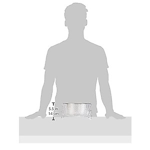 IBILI Frying Basket with Two Side Handles, 23 x 23 x 15 cm, Silver