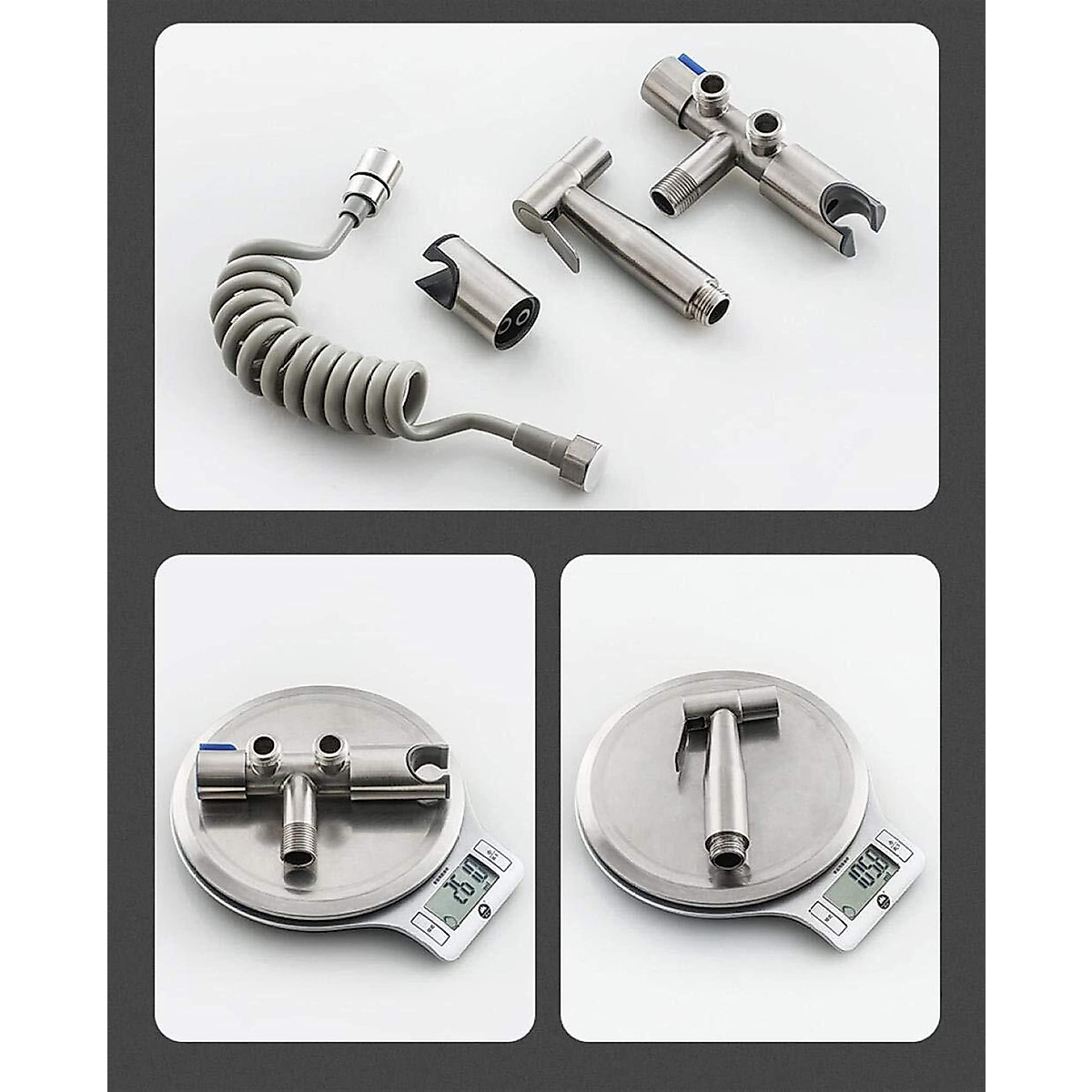 JIYTG Hand Held Bidet Toilet Sprayer Kit Bidet Spray Gun Set Bidet Sprayer Shower Set