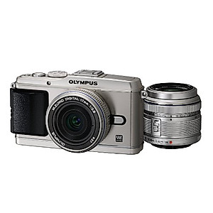 OLYMPUS mirror interchangeable lens PEN E-P3 twin lens kit silver E-P3 TKIT SLV - International Version (No Warranty)