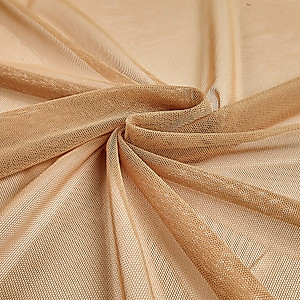 Power Stretch Mesh Nude, Fabric by the Yard
