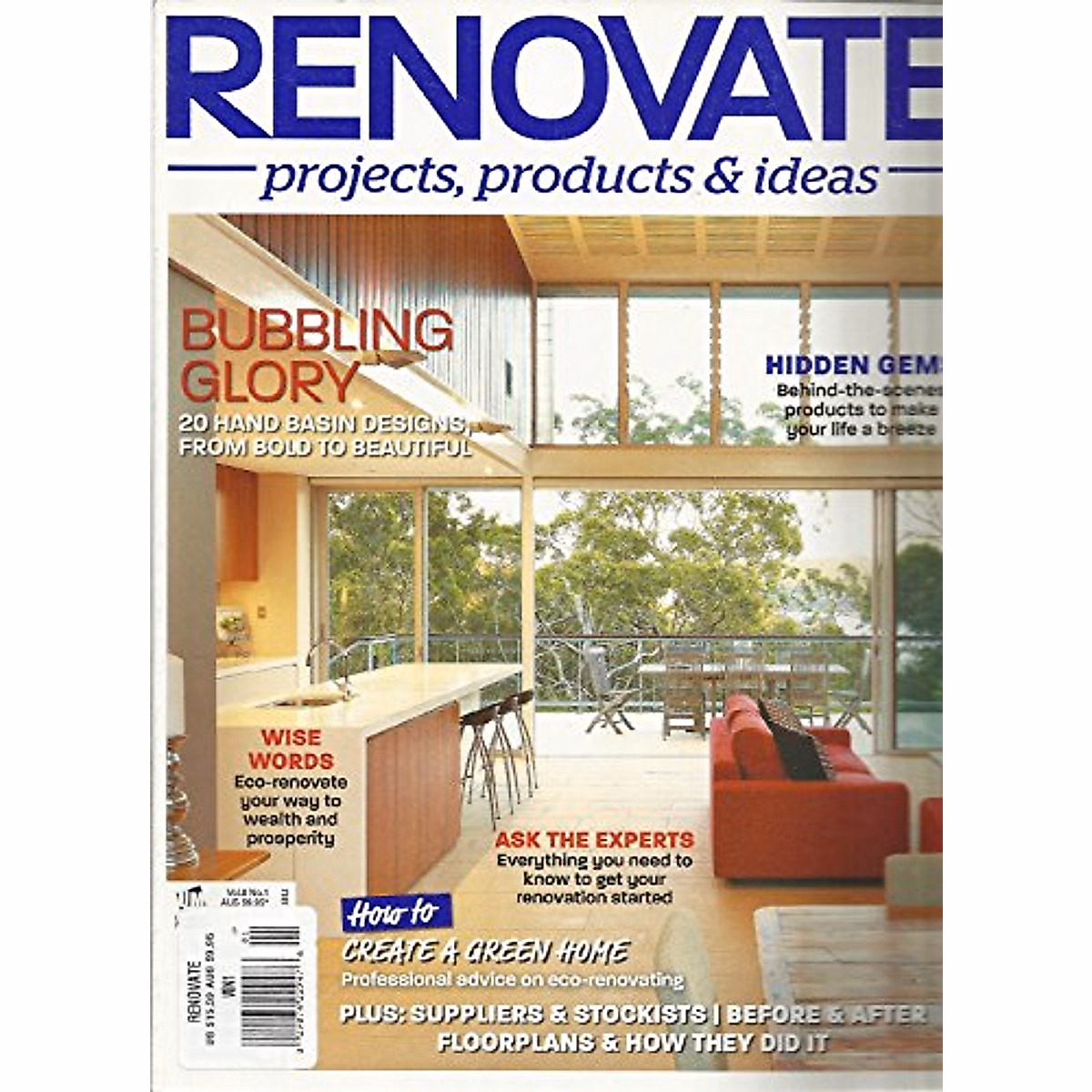 RENOVATE, PROJECTS, PRODUCTS & IDEAS VOL. 8 NO.1 (HOW TO CREATE A GREEN HOME