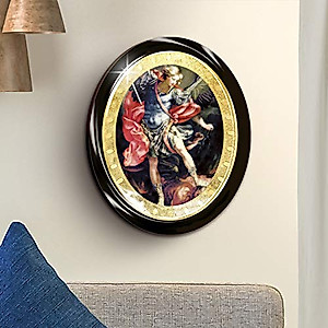 Saint Michael The Archangel I (9"x11") Gold Foil - Religious Wall Art Print Framed Poster Home Decorate Arte Diseño Piezas Maestras