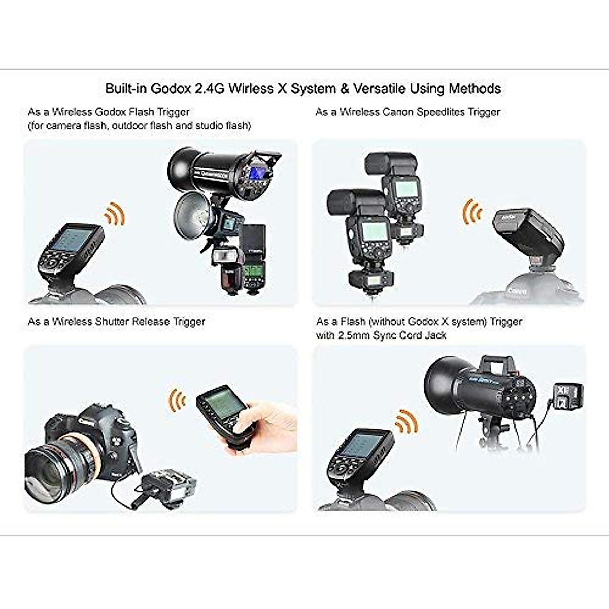 Godox Xpro-N TTL Wireless Flash Trigger Transmitter for Nikon, 1/8000s HSS, TTL-Convert-Manual Function, Large Screen, 5 Dedicated Group Buttons, 11 Customizable Functions with Cleaning Kit