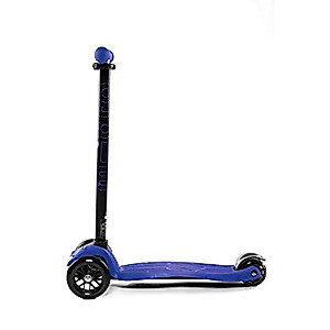 Micro Kickboard - Maxi Original 3-Wheeled, Lean-to-Steer, Swiss-Designed Micro Scooter for Kids, Ages 5-12 (Blue)