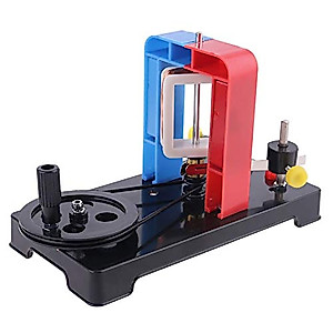 AMZOPDGS Wind Turbine Model, DIY Hand Electricity Generator Model Generator Electromagnetic Induction Experiment Education Toys