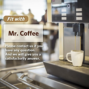 Replacement Filters For Mr Coffee Filters Replacement Mr.Coffee Charcoal Filters Mr. Coffee Filter Disks Cartridge Water Filter Discs For Mr. Coffee 4-12cups Coffee Maker Machine -12Pack