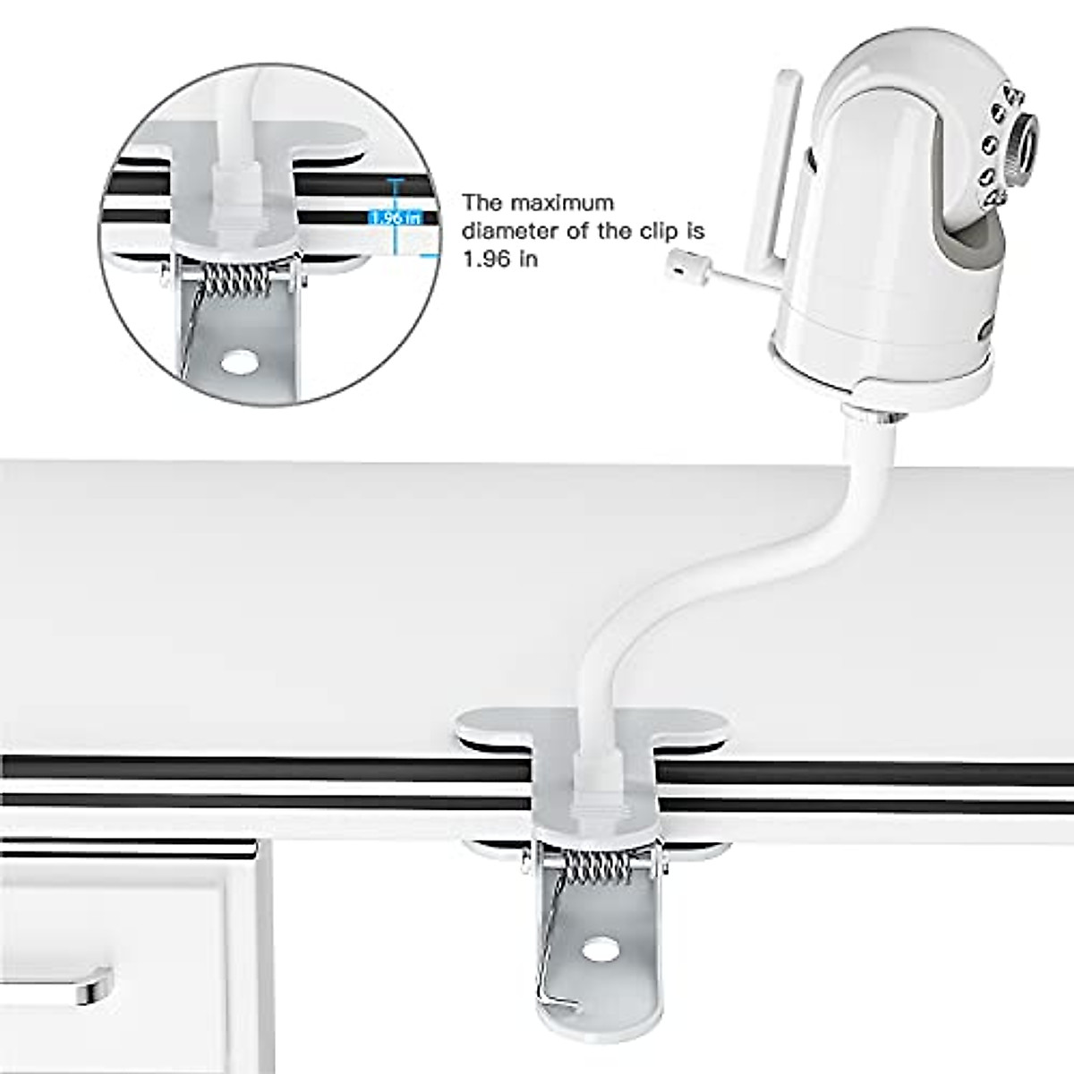 Baby Monitor Mount Baby Camera Holder Baby Camera Stand for Crib Nursery, Compatible with Infant Optics DXR-8 & DXR-8 PRO