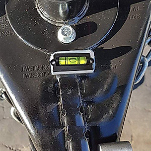 Standard Bubble Levels Use for RV Leveling, Travel Trailer, Camping, Tripod, Phonograph, Turntable - 6 Count