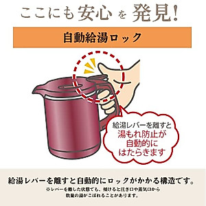 Zojirushi electric kettle (1.0L) Metallic Brown CK-AW10-TM