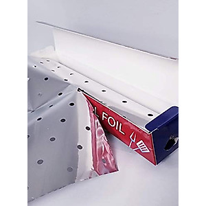 Heavy Duty Grill Foil Roll - Pack of 3 - Vented with Holes Specifically for Grilling and Steaming - 12 Inch x 25 Ft