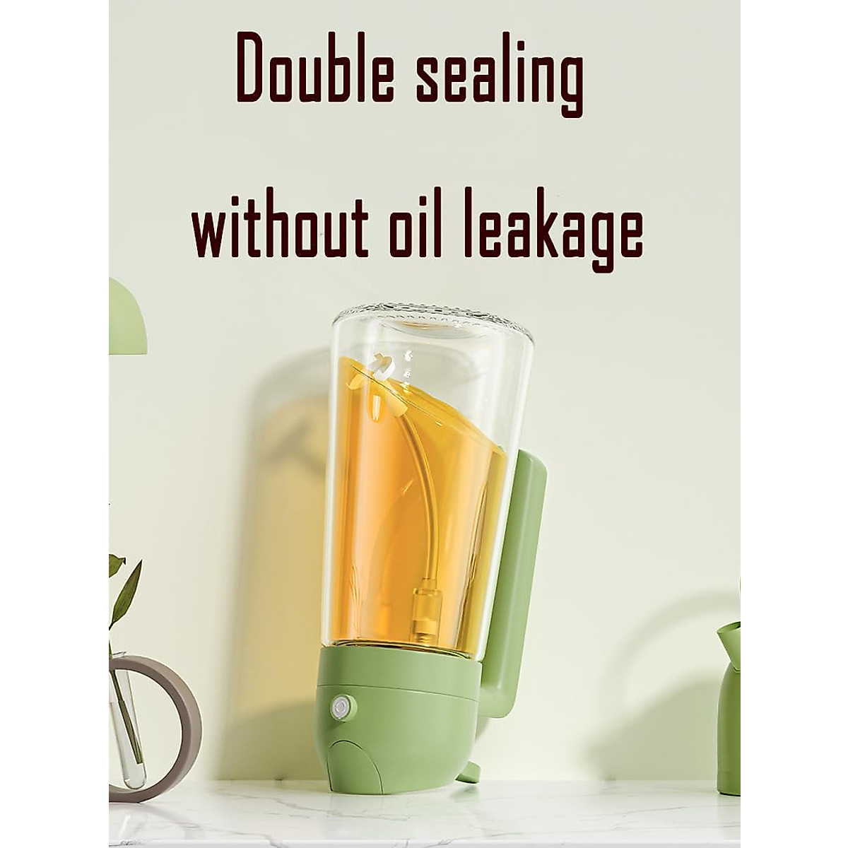 NIKKIER Oil Sprayer for Cooking,470ml Olive Oil Spritzer,Oil Sprayer for Air Fryer, Salad,BBQ,Roasting