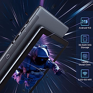FANGOR 10.1 Inch Android Tablet, C10 Android 11.0 OS Tablet with Octa-Core Processor 3GB RAM 32GB Storage 128GB Expandable 1920x1200 IPS Display Touchscreen Tablet
