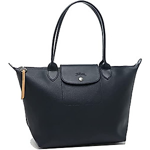Longchamp Le Pliage City Small Shoulder Shopper Bag, Navy