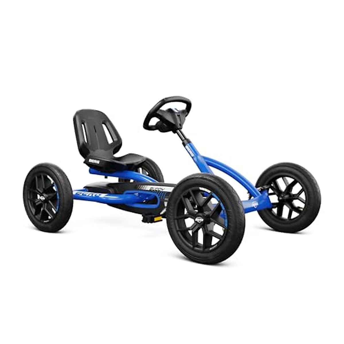Berg Toys Buddy Blue Pedal Go Kart for Kids– Adjustable Ride On Toy for Ages 4-8 – Go Karts with BFR System, Go Cart for Kids and Adults Outdoor Pedal Car for Kids