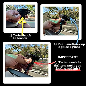 "Backseat Look-See" by Safe View Company, Toddler Baby Car Mirror, See All Passengers in the Backseat, Rear View Mirror Accessories (Rectangle Shape)