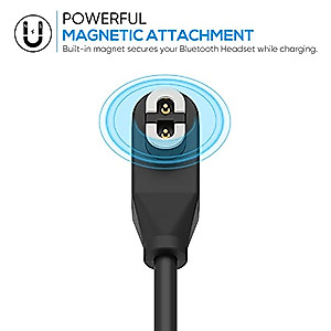 Replacement Charging Cable for AfterShokz Aeropex AS800/ OpenComm ASC100SG/Shokz OpenRun Pro Mini, Auarte 3.3ft Magnetic USB Charger Cable Fast Charging Cord for Aeropex Bone Conduction Headphones